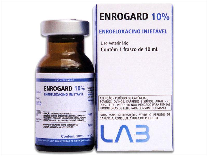 Enrogard 10% - 10ml (enrofloxacina) - Labgard - Vermífugo - Magazine Luiza