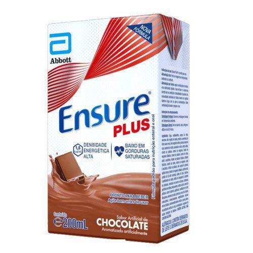 Ensure plus advance 220ml chocolate - 3M - Complemento Alimentar Adulto ...