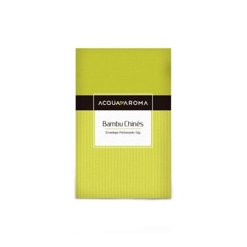 Envelope de Mineral Perfumado Acqua Aroma Bambu Chinês 12g - Difusor de ...