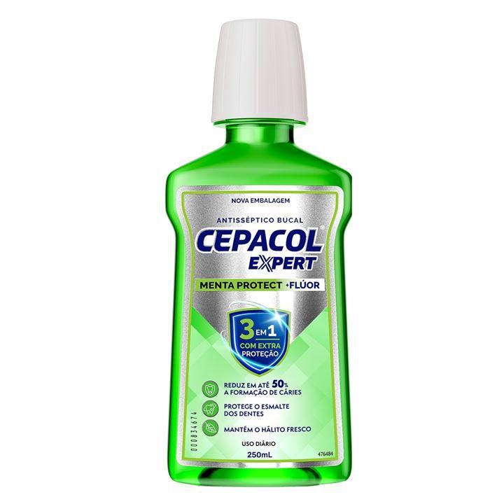 ENXAGUANTE BUCAL CEPACOL 250ml - Antisséptico / Enxaguante Bucal ...