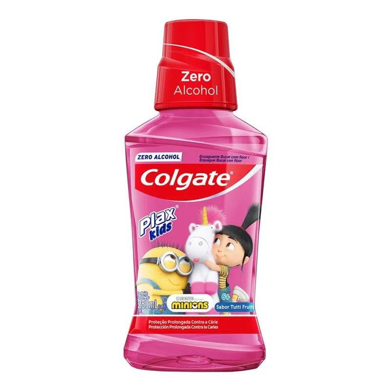 Enxaguante Bucal Colgate 250ml Plax Kids Minions - C6201 - Antisséptico ...