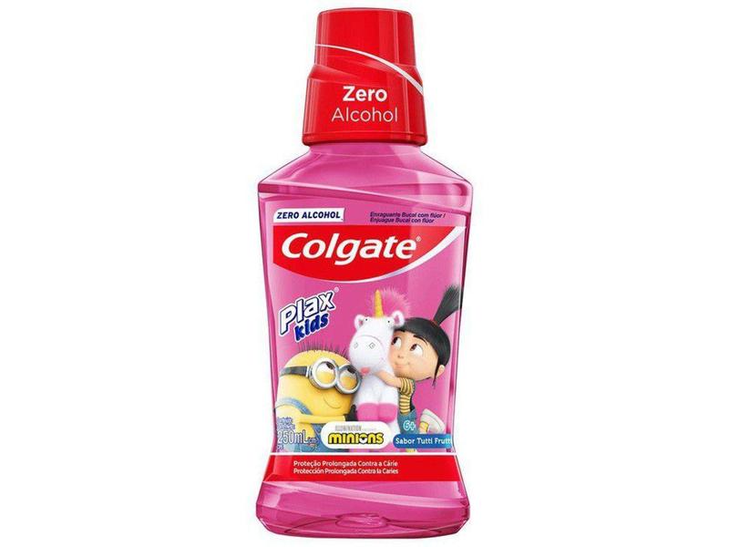 Enxaguante Bucal Infantil Colgate sem Álcool - Plax Kids Minions 250ml ...