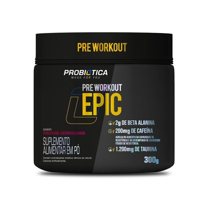 Epic Pre Workout (300g) - Probiótica - Pré Treino - Magazine Luiza