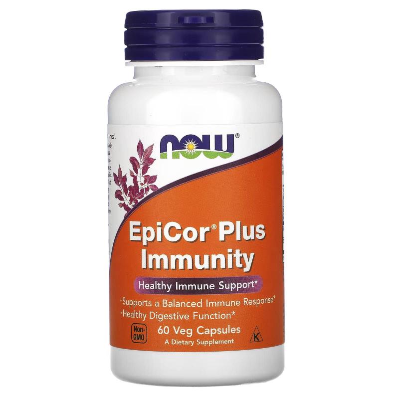 EpiCor Plus Immunity 500mg 60 Capsulas - Now Foods - Triptofano ...