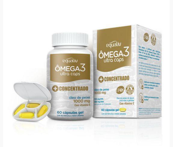Equaliv Omega3 Ultra Concentrado 60 Capsulas - Ômega 3 / Óleo de Peixe ...