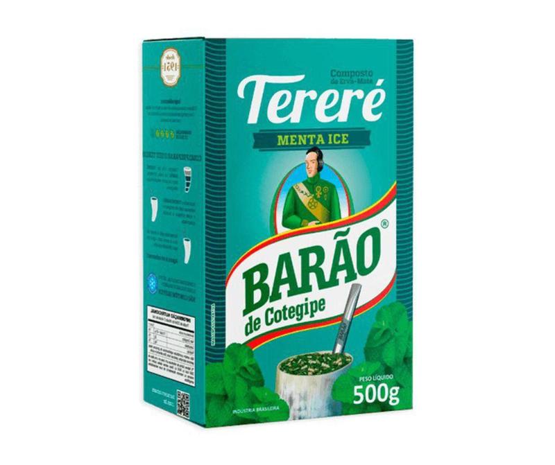 Erva-Mate Tereré Menta Ice Barão 500g - Erva Mate - Magazine Luiza