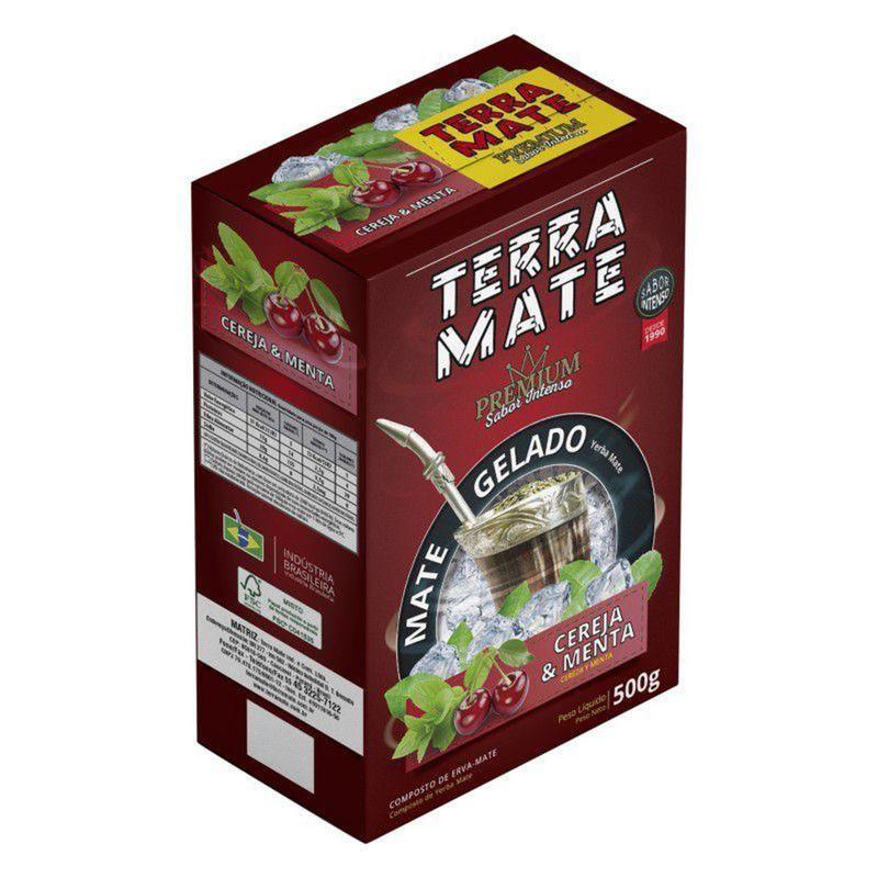Erva Terere Terra Mate Premium Cereja Menta 500g Erva Mate Magazine
