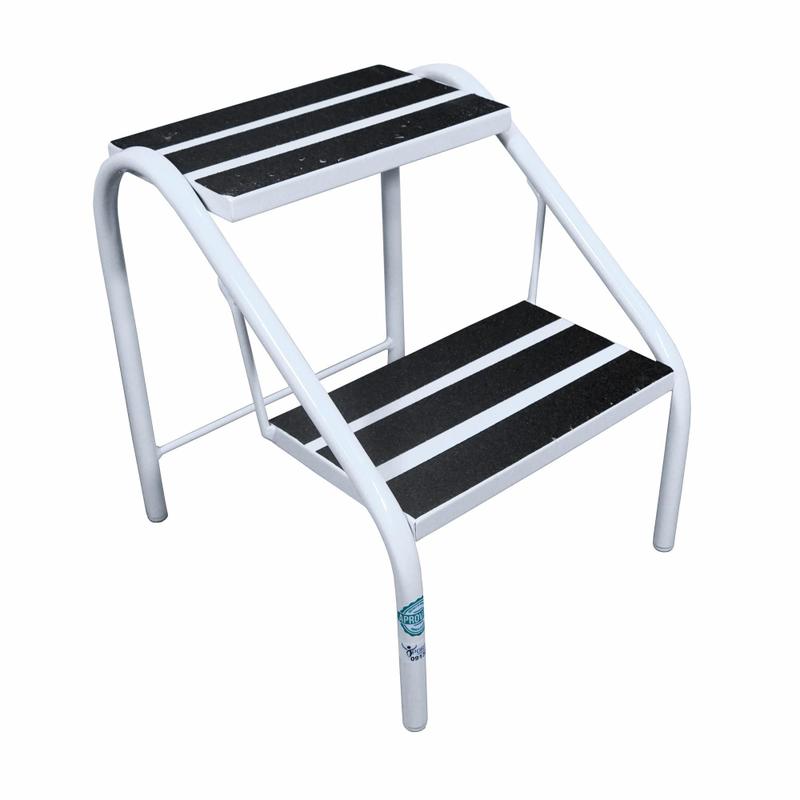 Escada 2 Degraus em Aço Carbono com Fita antiderrapante - Portal ...