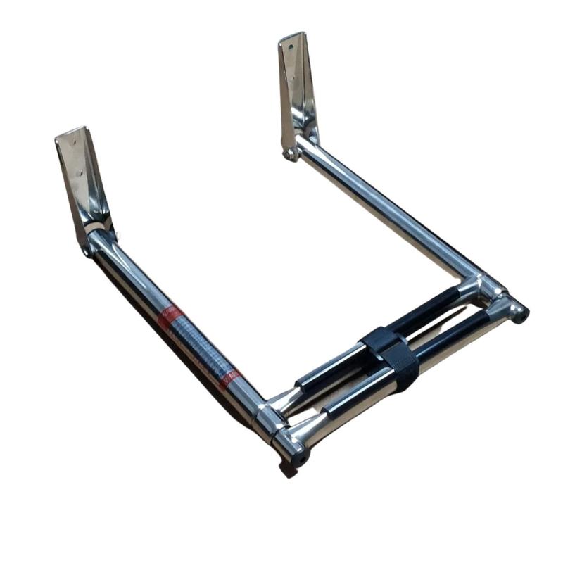 Escada Aço Inox Retrátil Para Embarcações 2 Degraus - Ghs Náutica ...