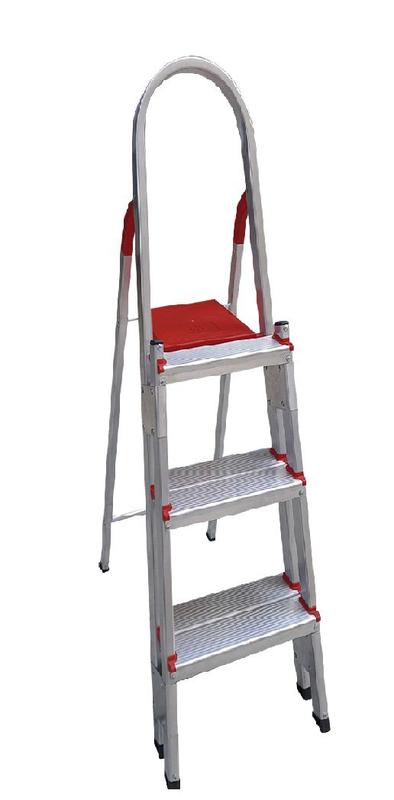Escada de Alumínio 3 Degraus Duplos Linha Prática - Art Factory ...