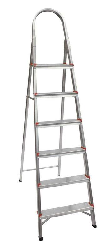 Escada de alumínio Art Factory com 6 degraus - Escadas - Magazine Luiza
