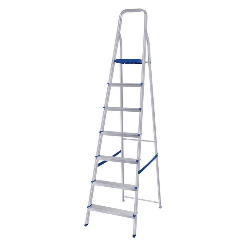 Escada Doméstica 7 Degraus 2m Alumínio Mor - Escada Doméstica ...