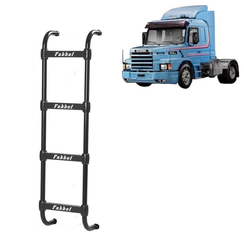 Escada Traseira Scania T/R 112/113/142/143 - 4 Degraus Preto - Fabbof - Escadas - Magazine Luiza