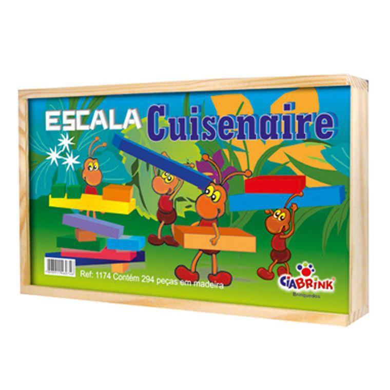 Escala Cuisinaire 294 Peças Madeira 1174 Ciabrink - Brinquedos de ...