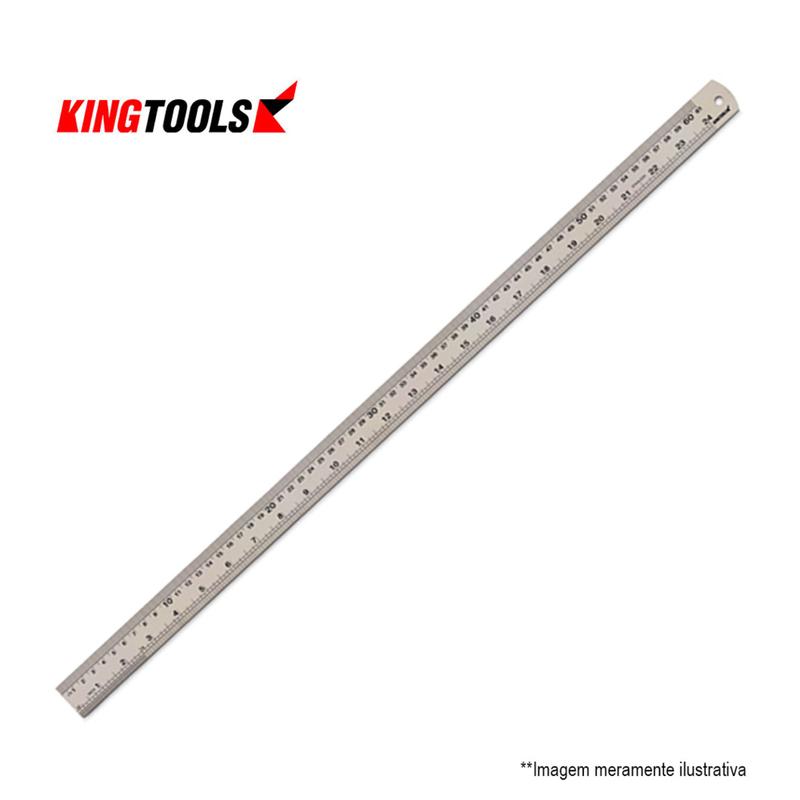 Escala de Aço Inoxidável Graduadas Capacidade 500mm/20" (600.005) KING ...