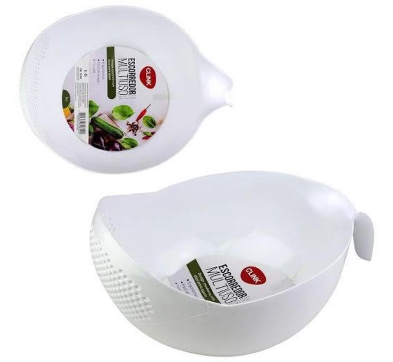 Escorredor de Alimentos Ergonômico Versatil e Fácil de Limpar - Clink ...