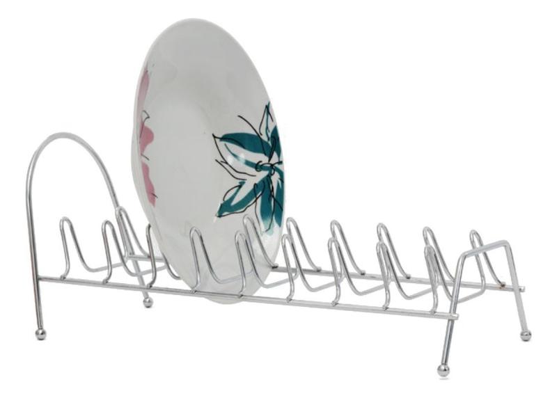Escorredor De Louças 9 Pratos Em Inox Pratico Luxo 31 Cm - Wancy Casa ...
