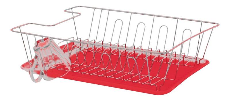 Escorredor Porta Louças 44cm Em Inox 15 Pratos 8 Copos - Wancy Casa ...