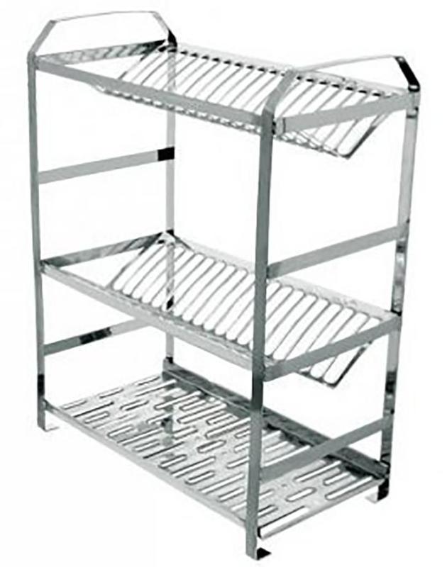 Escorredor Super Linha Industrial de 40 Pratos em Aço Inox - Dinox ...