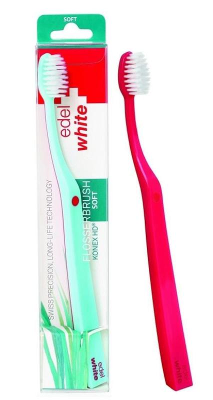 Escova Dental Edel-White Flosserbrush Soft - Edel White - Escova de ...