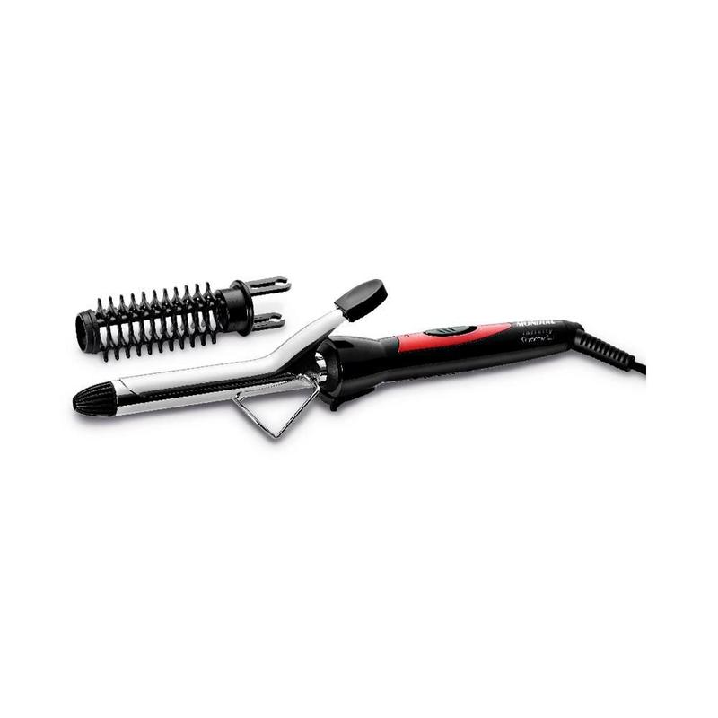 Escova Modeladora Infinity Chrome EM-06 15W Bivolt Mondial - Vermelho e ...