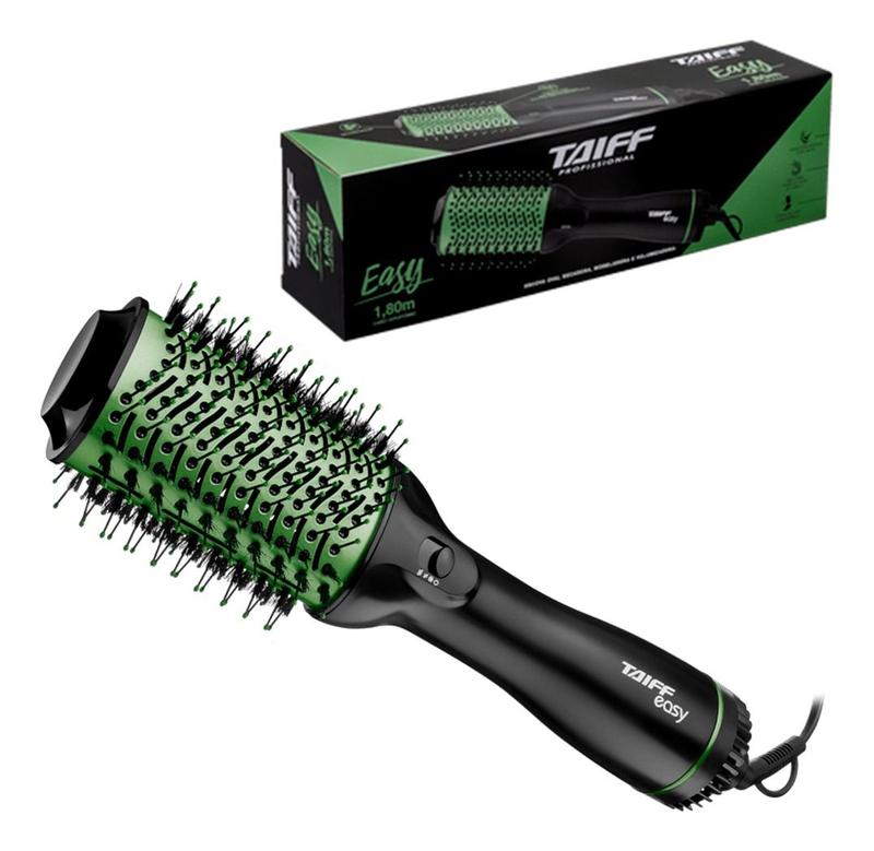 Escova Oval Seca Modela E Volumiza Taiff Easy 110v Verde - Escova ...