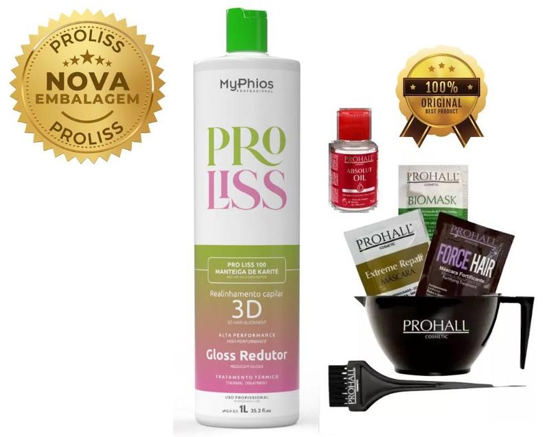 Escova Progressiva Pro Liss Passo 2 1L Myphios - Progressiva para ...