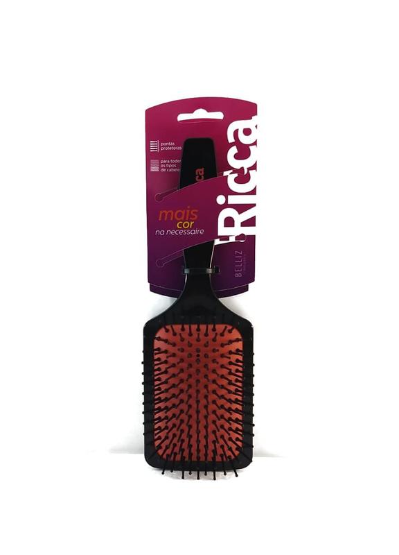 Escova Ricca style Black racket - Riccca - Escova de Cabelo - Magazine ...