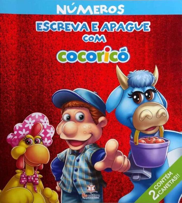 Escreva e Apague Com Cocorico - Numeros - - Livros de Literatura ...