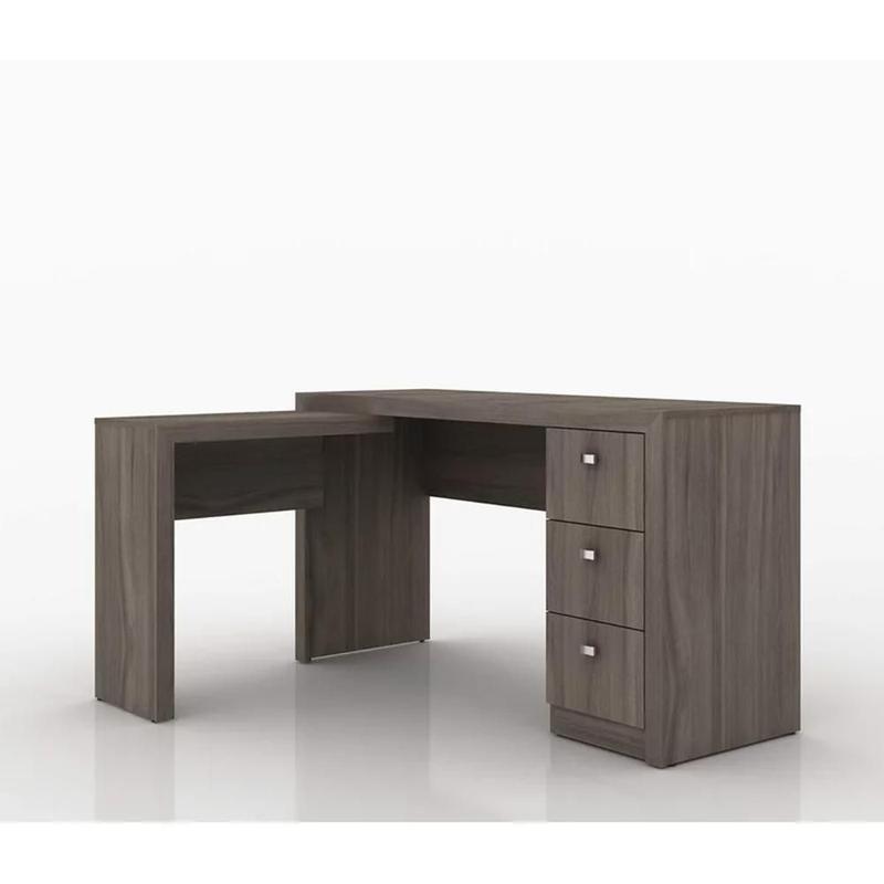 Escritório Compacto Completo 6 Peças Tecno Mobili - Conjunto Escritório ...