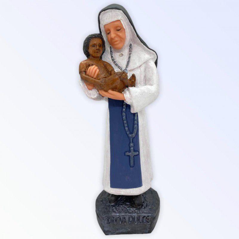 Escultura Santa Irmã Dulce 21 cm em Resina - Lua Mística - 100% ...
