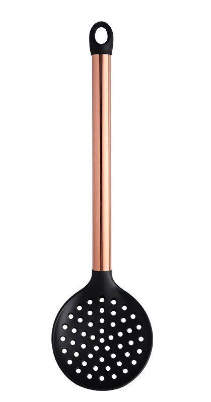 Escumadeira de Silicone com Cabo Inox Rose Gold - London Design ...