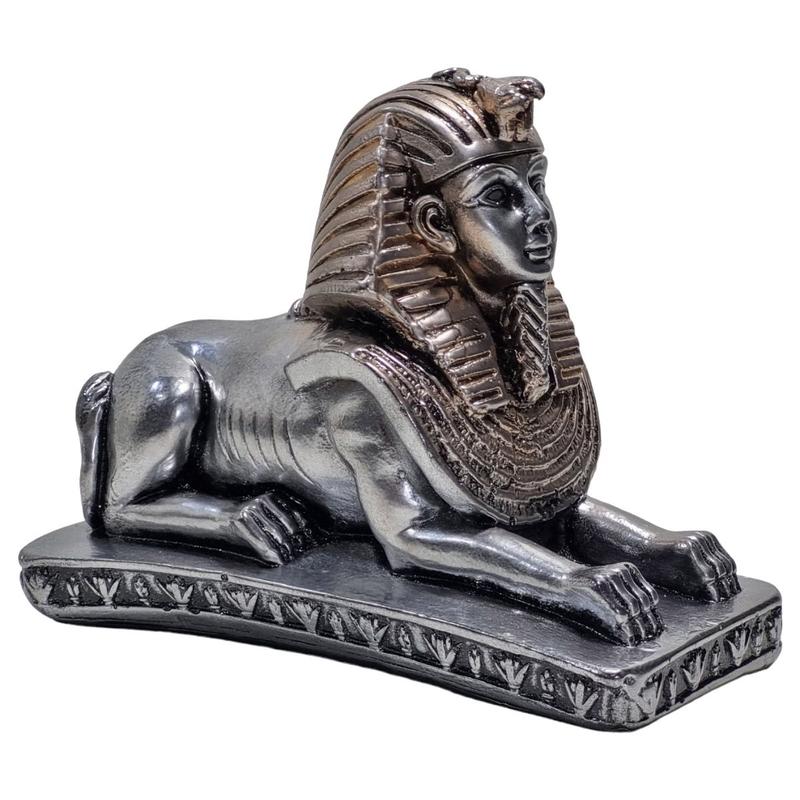 Esfinge Gizé Mitologia Egípcia Grega Estátua Proteção 15cm - M3 ...