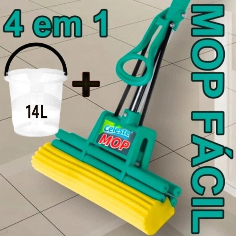 esfregão vassoura rodo esponja limpa vidro chão azulejo teto parede ...