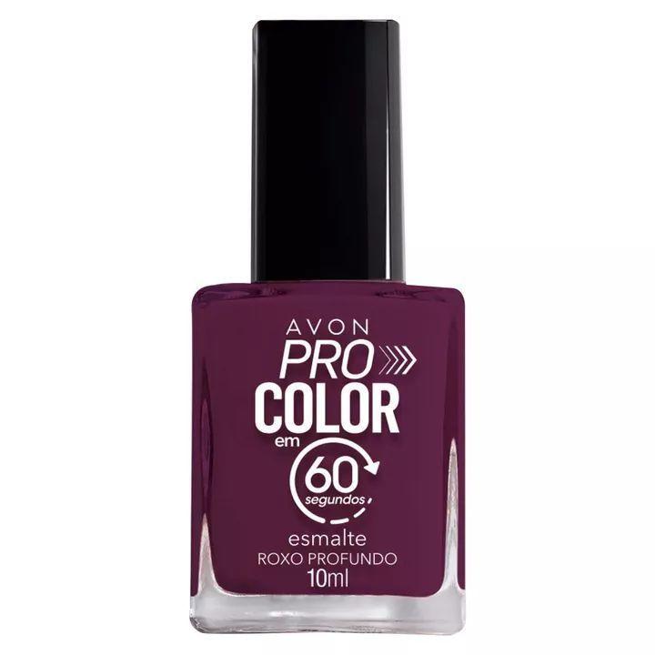 Esmalte Avon Esmalte Avon Pro Color Roxo Profundo 10ml - Esmalte ...