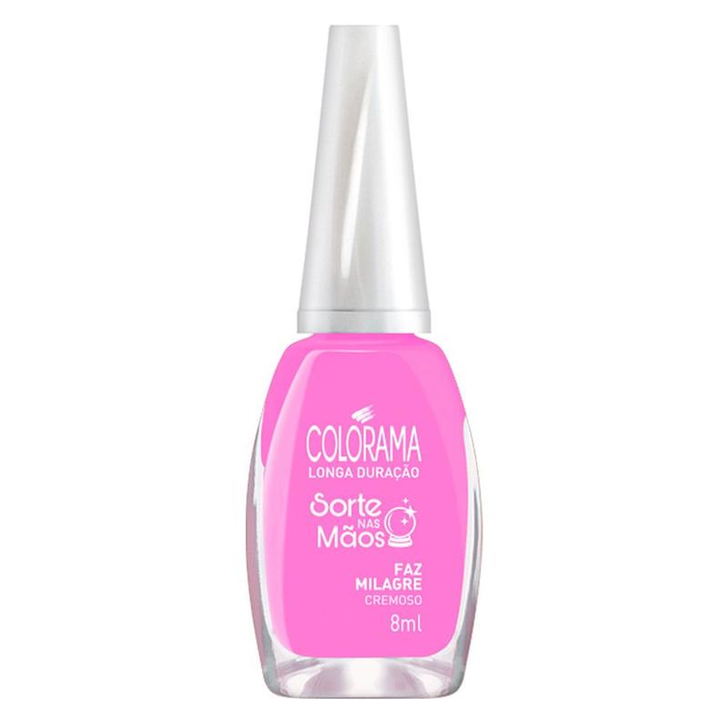 Esmalte Cremoso Colorama Sorte nas Mãos - Esmalte - Magazine Luiza