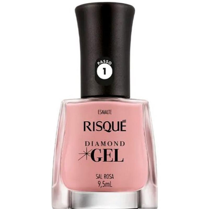Esmalte Risqué Diamond Gel Sal Rosa 9,5ml - Risque - Esmalte - Magazine ...