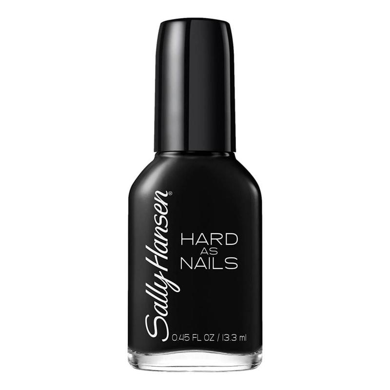 Esmalte Sally Hansen Hard As Nails Com Vitamina B5 Preto - Esmalte ...
