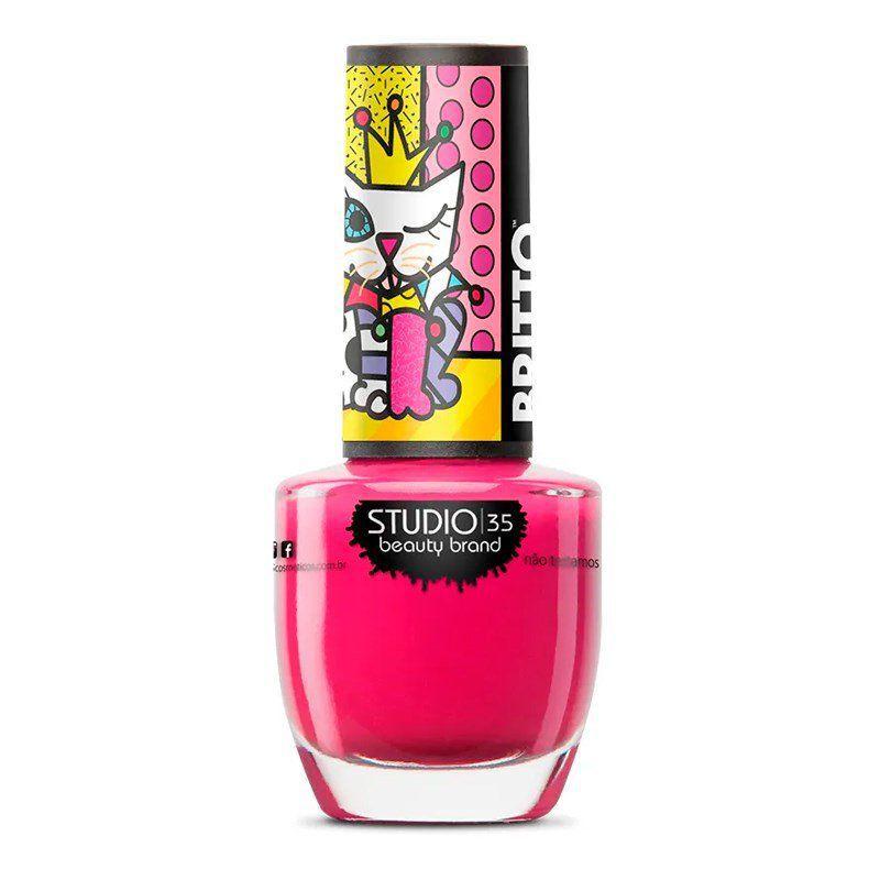 Esmalte Studio 35 Romero Britto GatoQueReina - Esmalte - Magazine Luiza