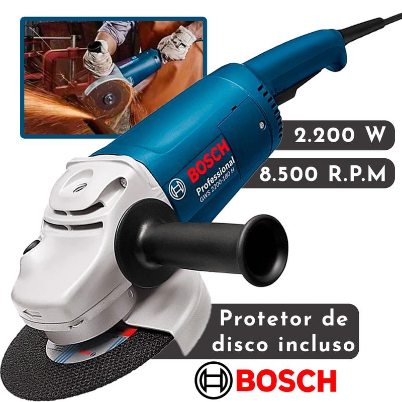 Esmerilhadeira Angular Professional 2200 W 220 V - Bosch - Outros ...
