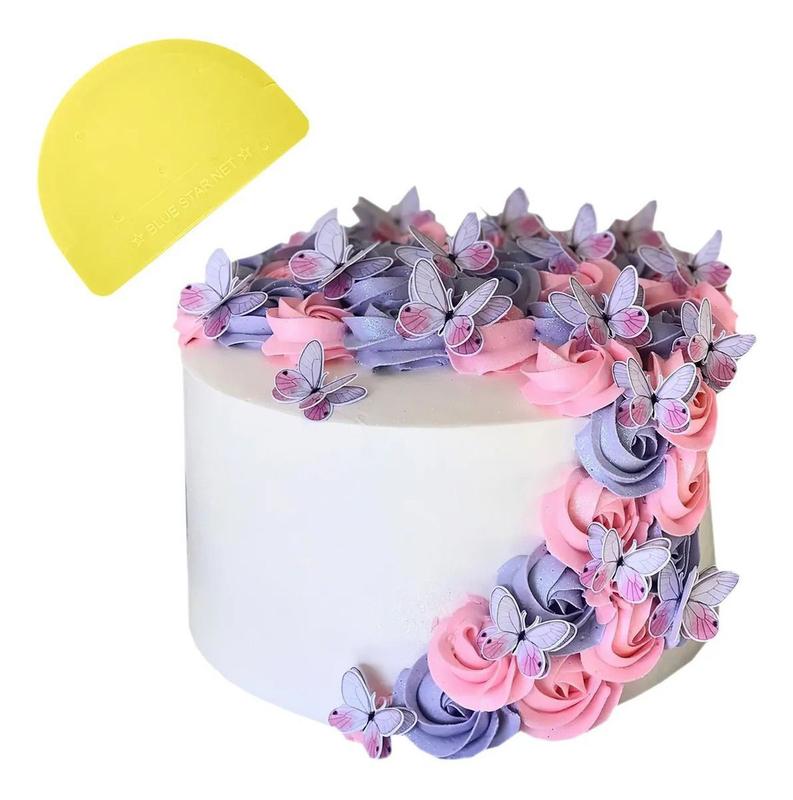 Espátula Meia Lua Decorar Chantilly Torta Bolo Blue Star - Espátula de ...