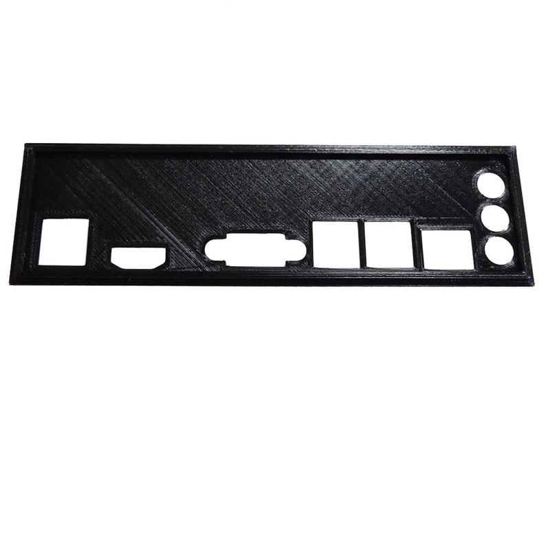 Espelho Acabamento Tampa Chapinha Placa Mãe AFOX H61-MA5 - OVER CLOCK ...