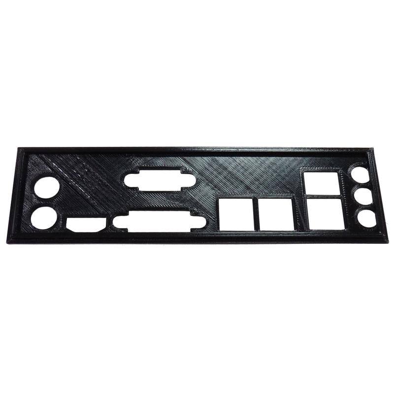 Espelho Acabamento Tampa Chapinha Placa Mãe ASUS H81M-A - OVER CLOCK ...