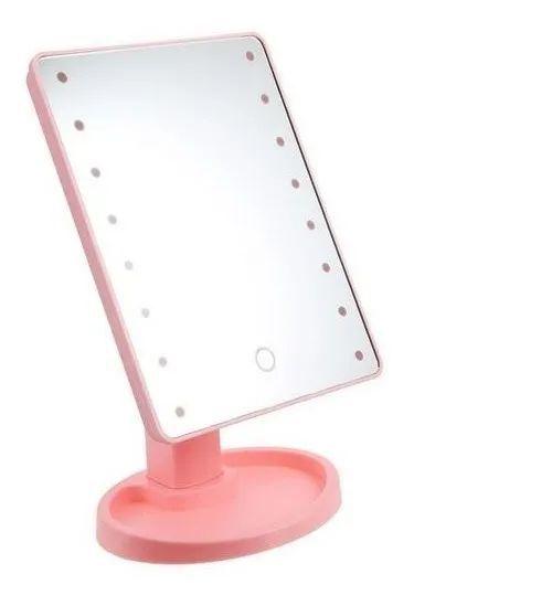 Espelho De Mesa Maquiagem 22 Leds Rotação 360 Touch Screen - MktPlace ...