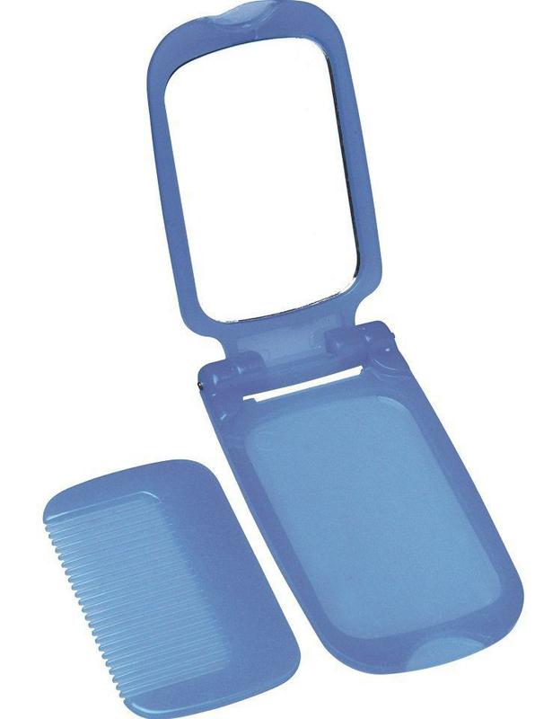 Espelho Plástico Infantil Para Bolsa Com Pente - 01 Unidade - Santa ...