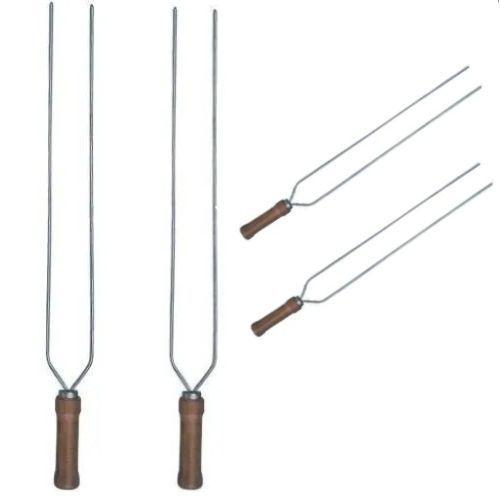 Espeto Duplo Para Churrasco Aço Inox Cabo Madeira Martinazzo - Espeto ...