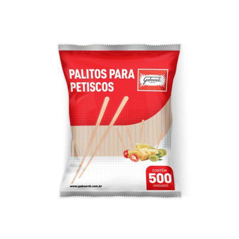 Espeto Madeira Aperitivo 9cm - 500un Palito Biodegradável - Anders Pack ...