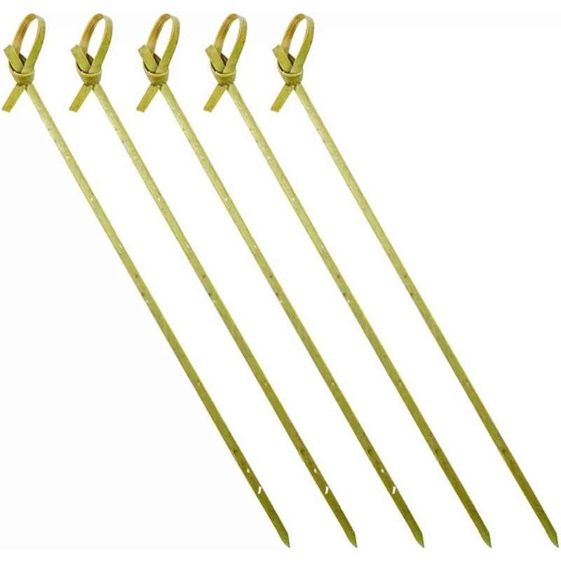 Espeto Palito Bambu Nó 9 Cm Petisco Festa Buffet 100 Und - Palito para ...