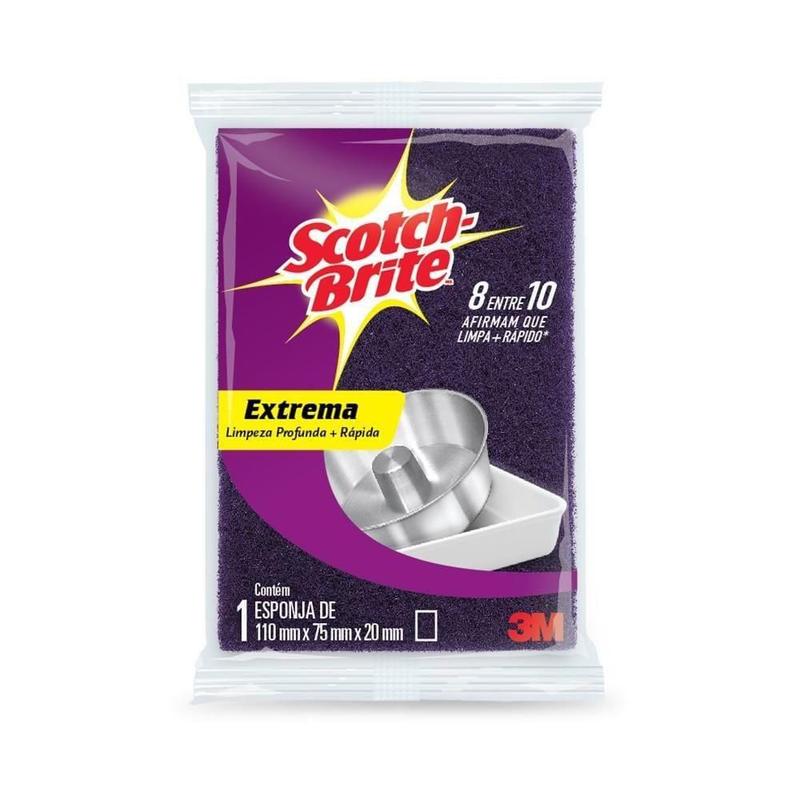 Esponja Scotch Brite Extrema 3M 5 unidades - Esponja Dupla Face ...