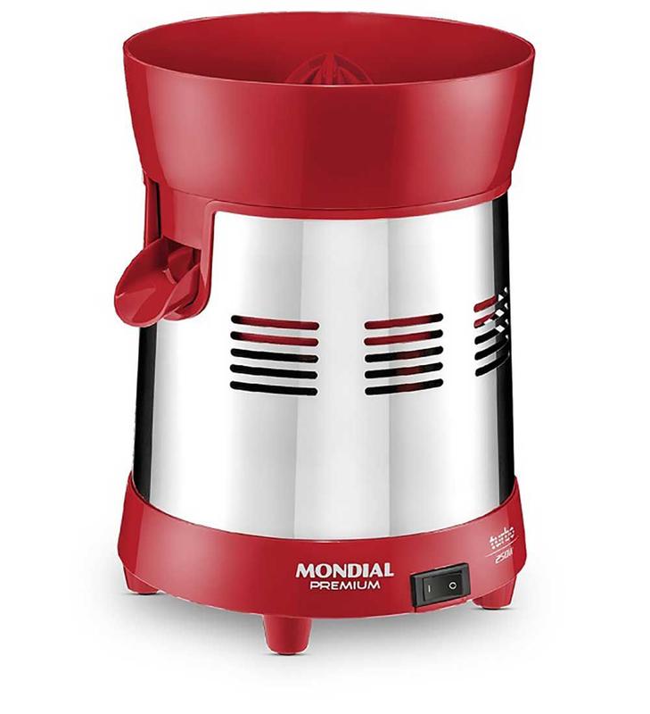 Espremedor de Laranja Mondial E-24 Turbo Red Premiun Bivolt ...